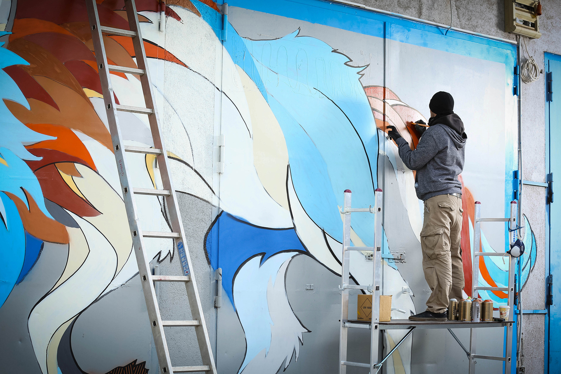 Andreas Preis - Microsoft // Mural // Wolf