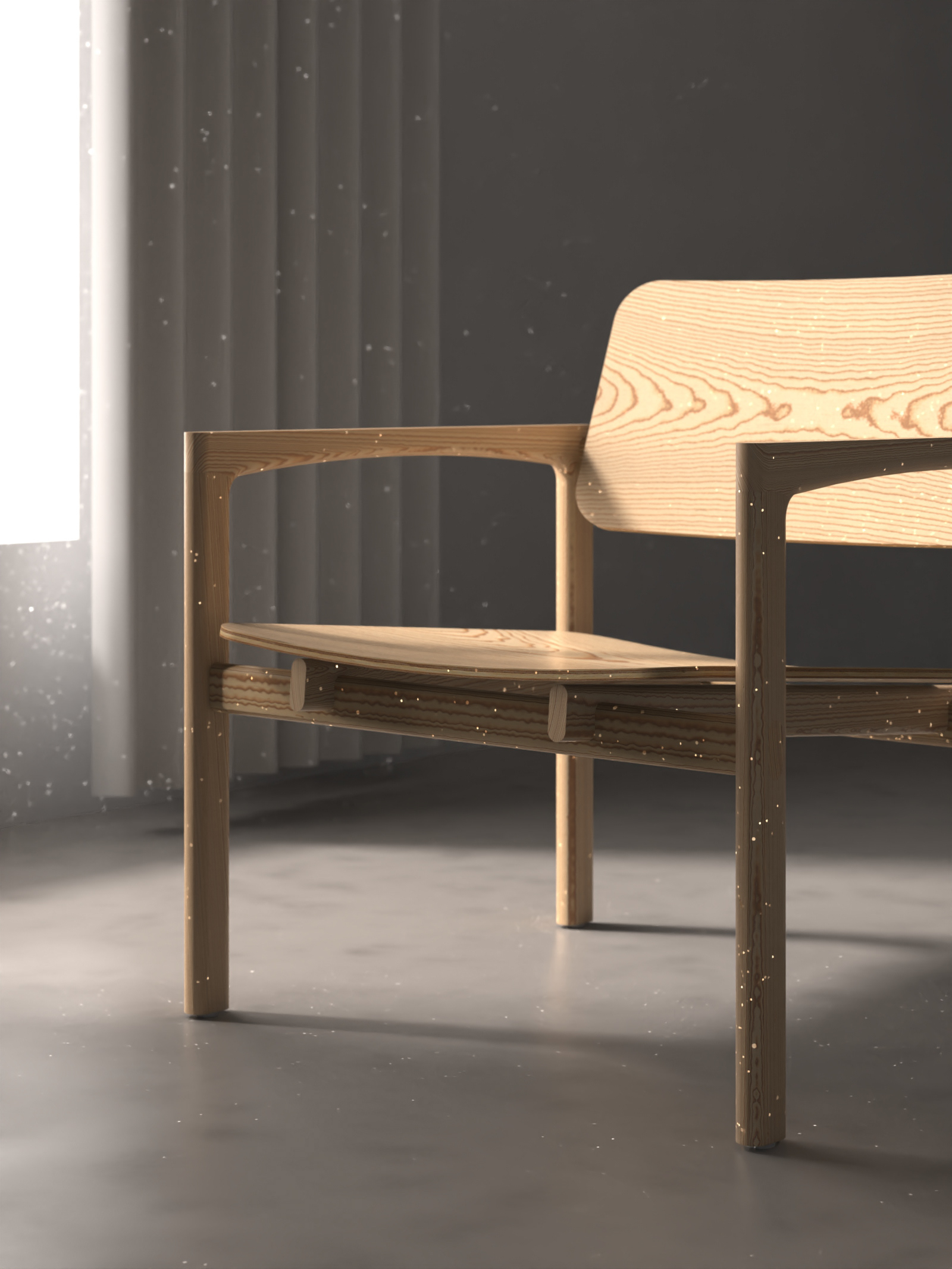 nuttawuth's portfolio - arch chair