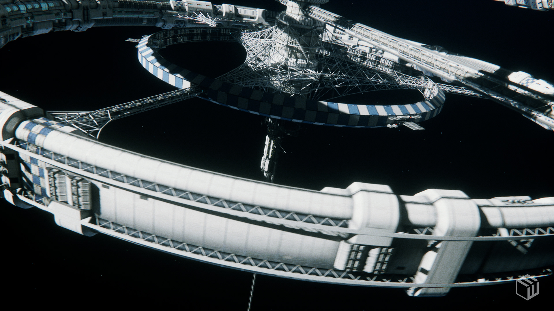 Erik Wernquist - "Engineering Earth" Space Elevator Shots