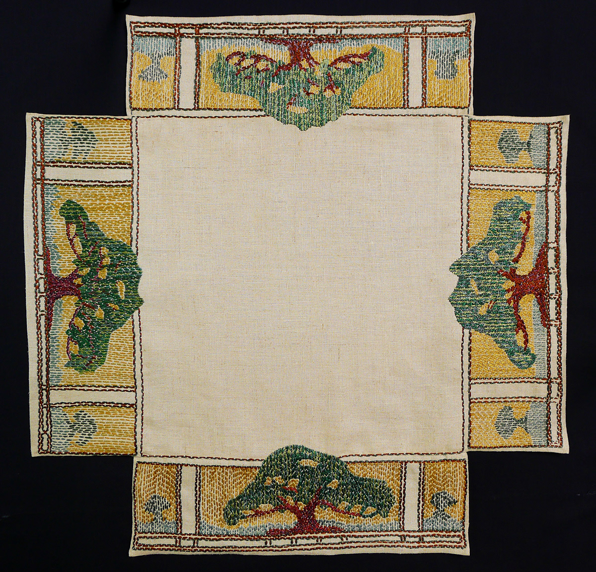 TextileStudio Portfolios - Tree Table Linen