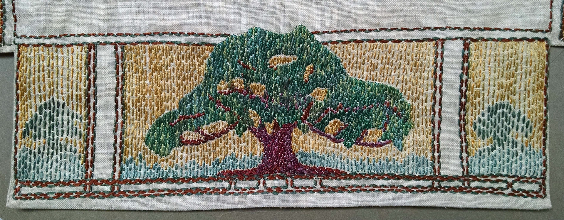 TextileStudio Portfolios - Tree Table Linen