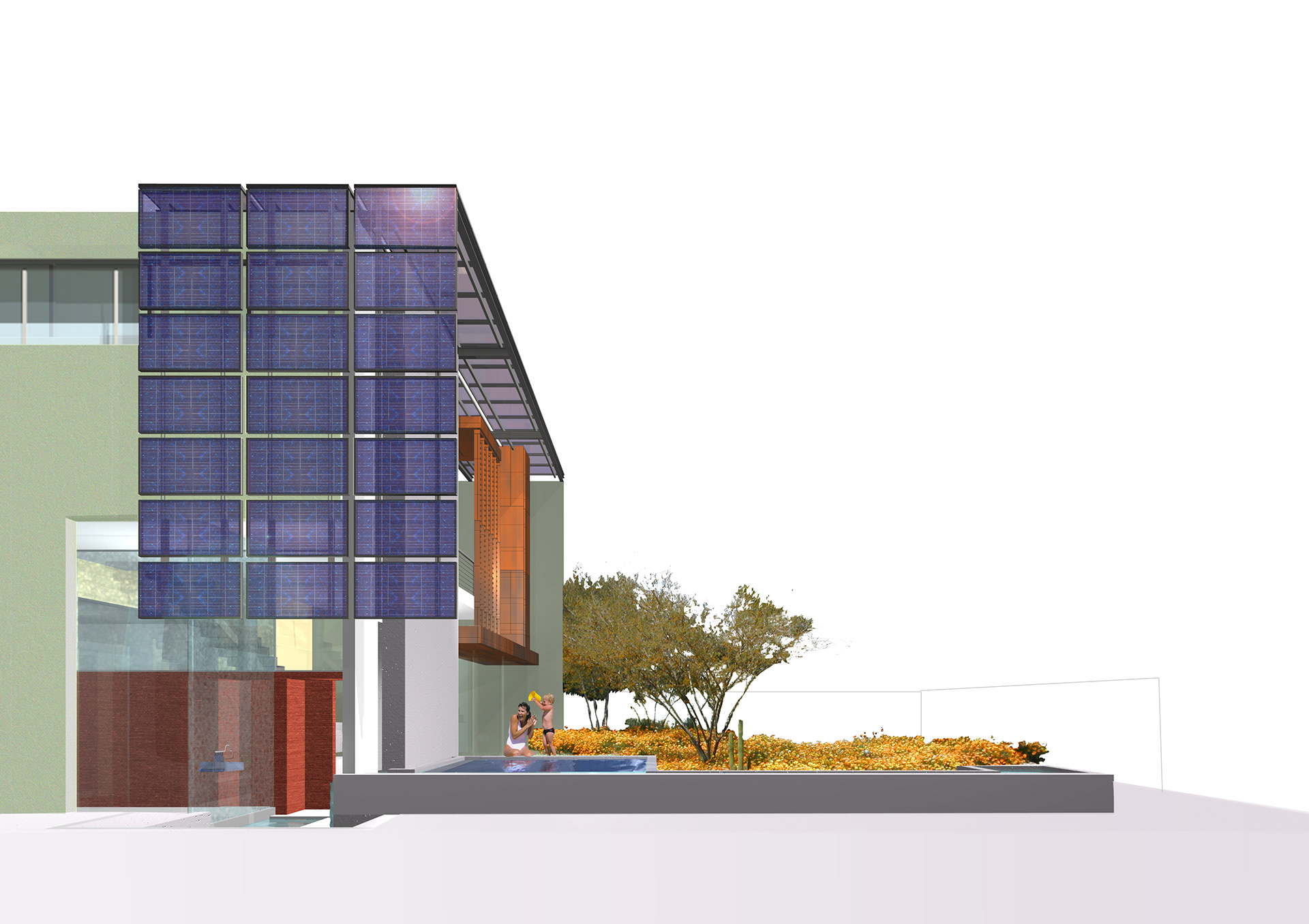 Brooks Scarpa Huber Architects - Solar Umbrella House Venice, CA