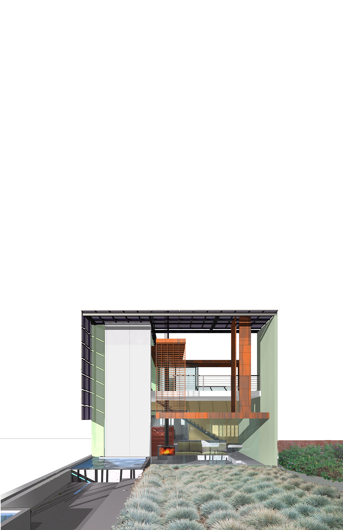 Brooks Scarpa Huber Architects - Solar Umbrella House Venice, CA