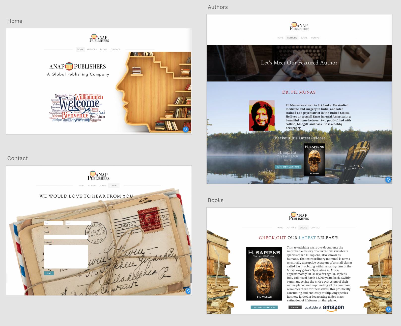 Hawley Design Concepts - Website Design