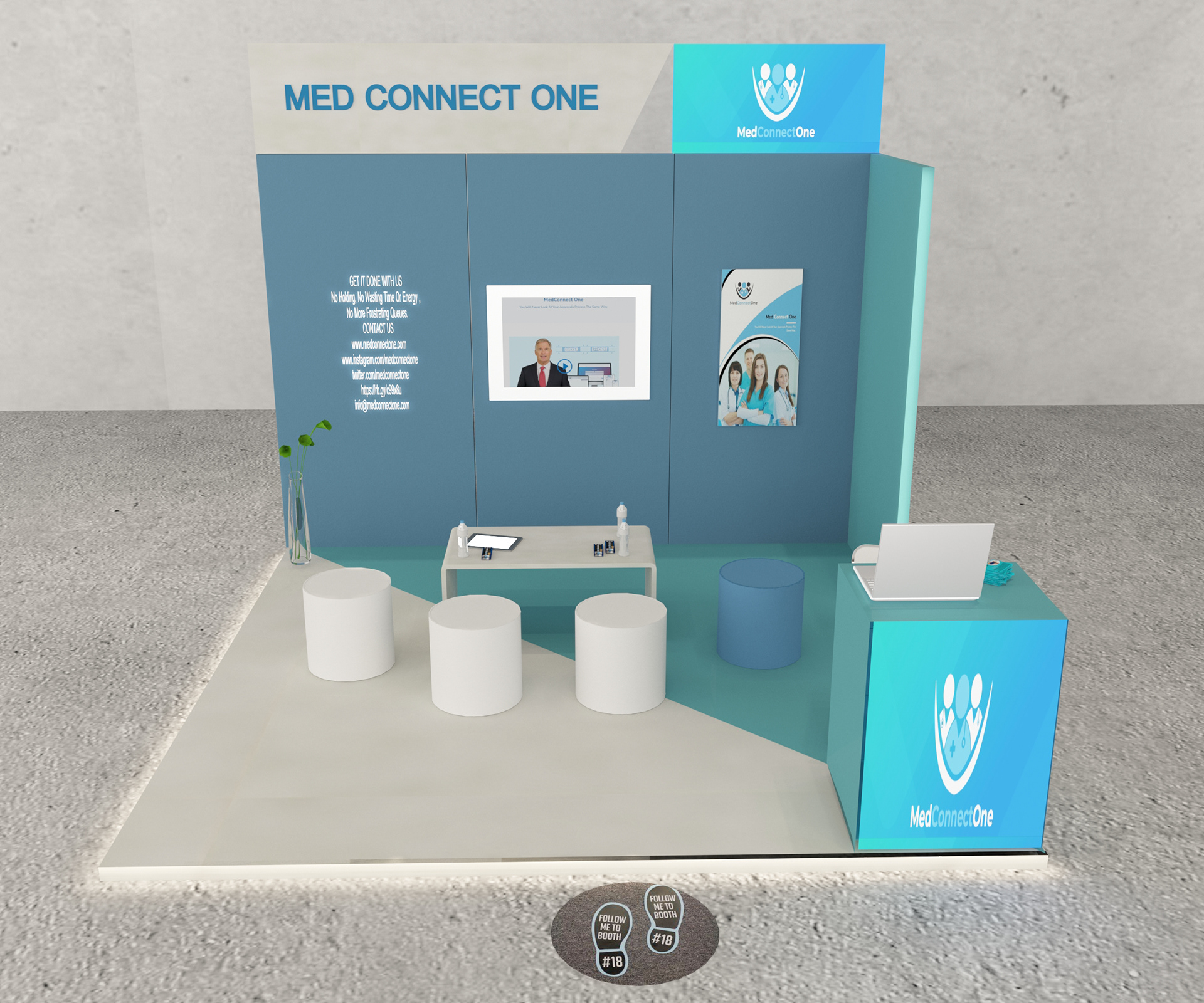 hala aly - Medical Booth Design