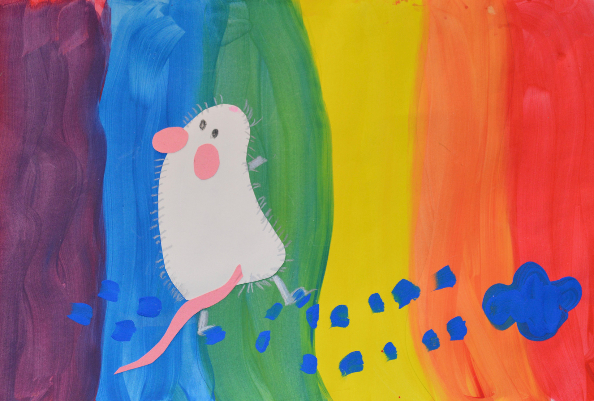 Artroom Abloom - Mouse Paint Color Mixing Art Lesson