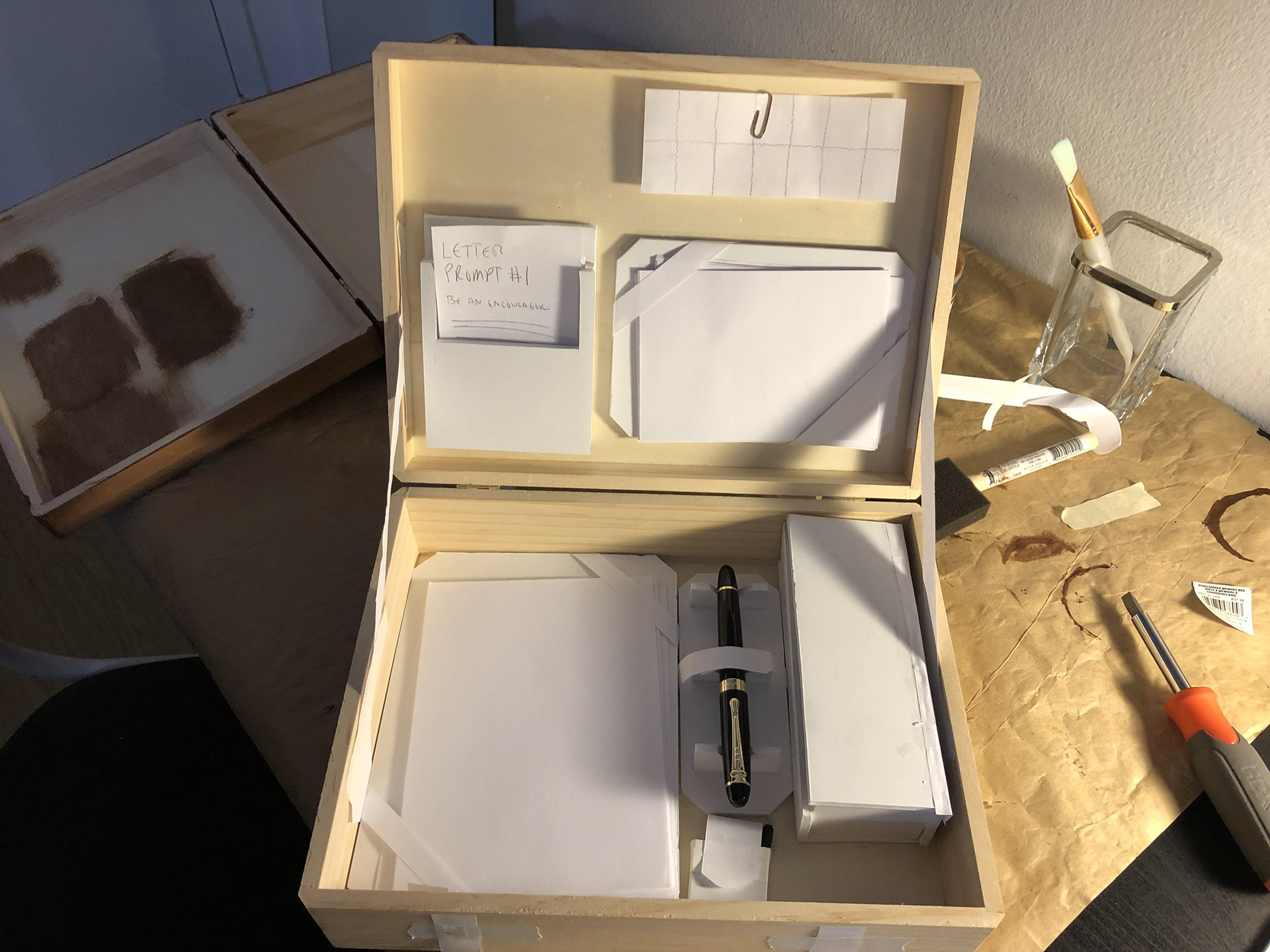Ellie Poulin - To & From Writing Box