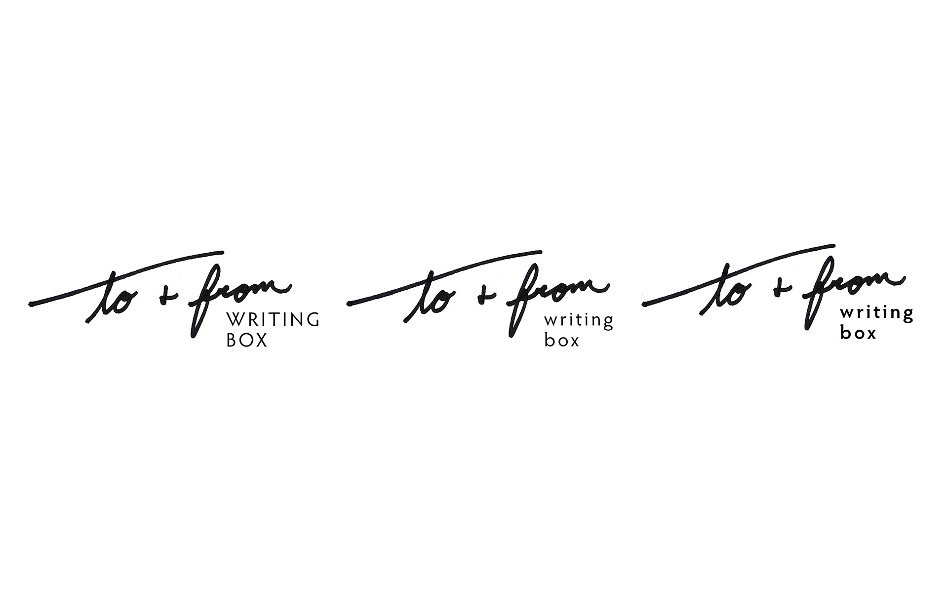 Ellie Poulin - To & From Writing Box
