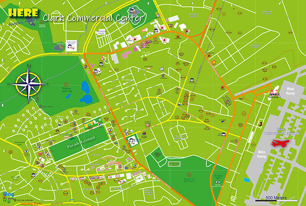 Angeles City Maps - Clark Maps