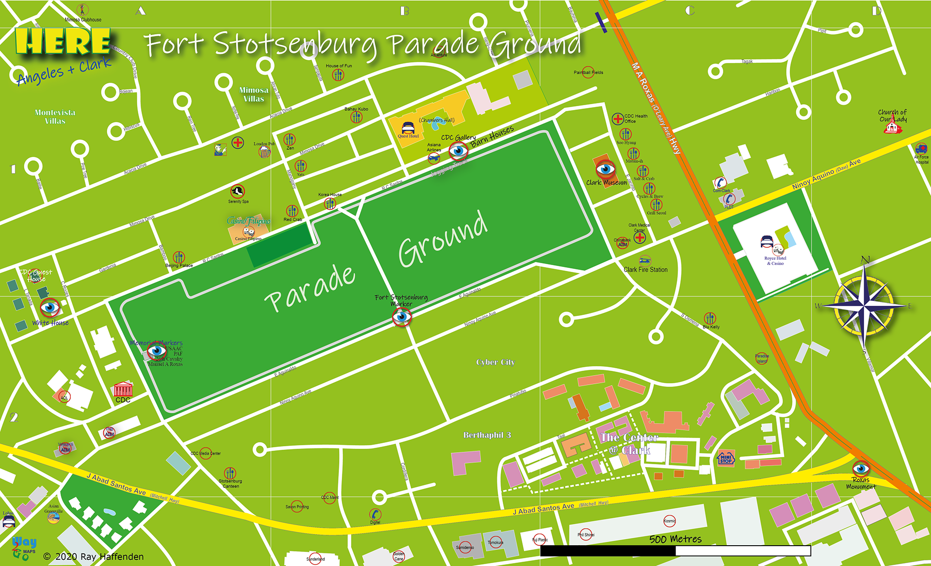 Angeles City Maps - Parade Ground