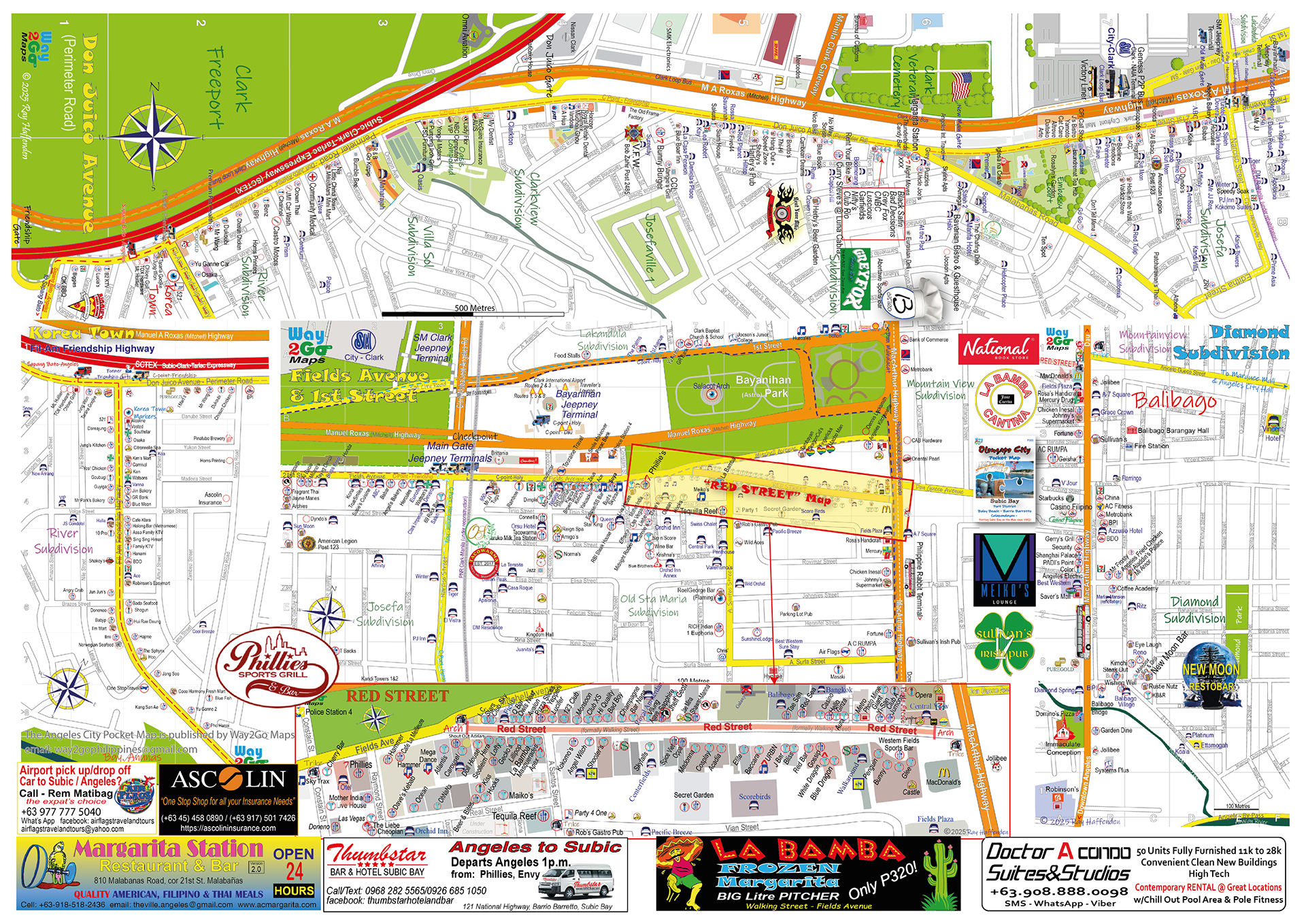 Angeles City Maps