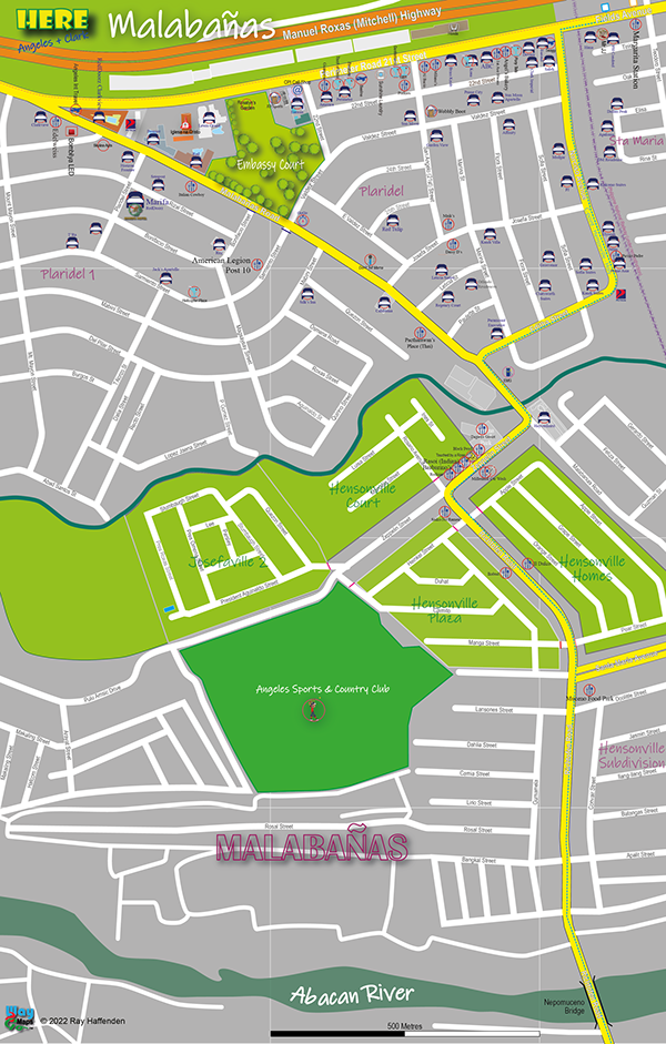 Angeles City Maps - Malabanias