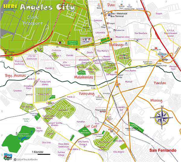 Angeles City Maps - Angeles City Map