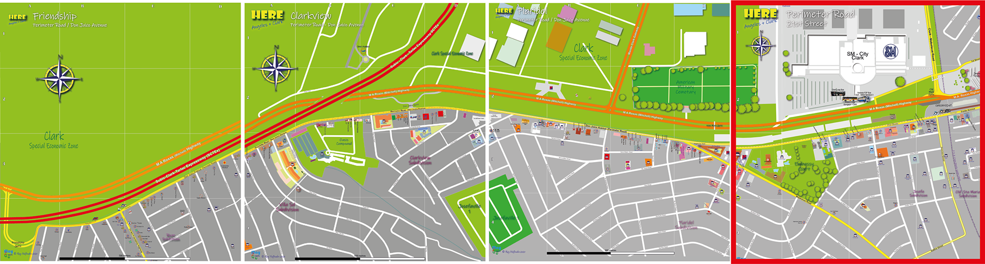 Angeles City Maps - 21st Street