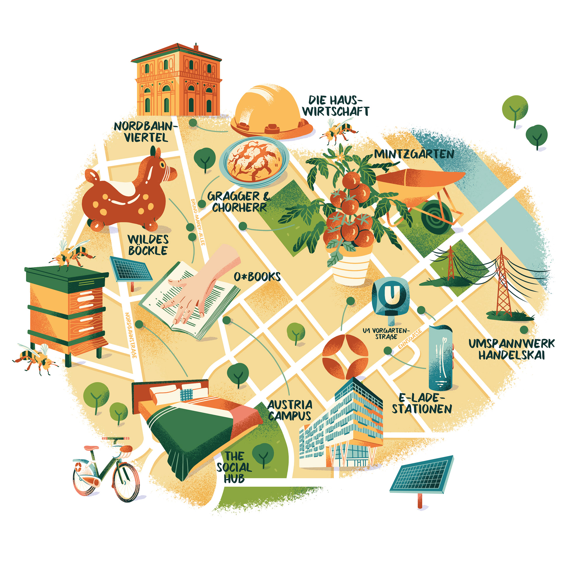 SANDRA NEUDITSCHKO | Freelance Illustrator & Map Maker - Maps