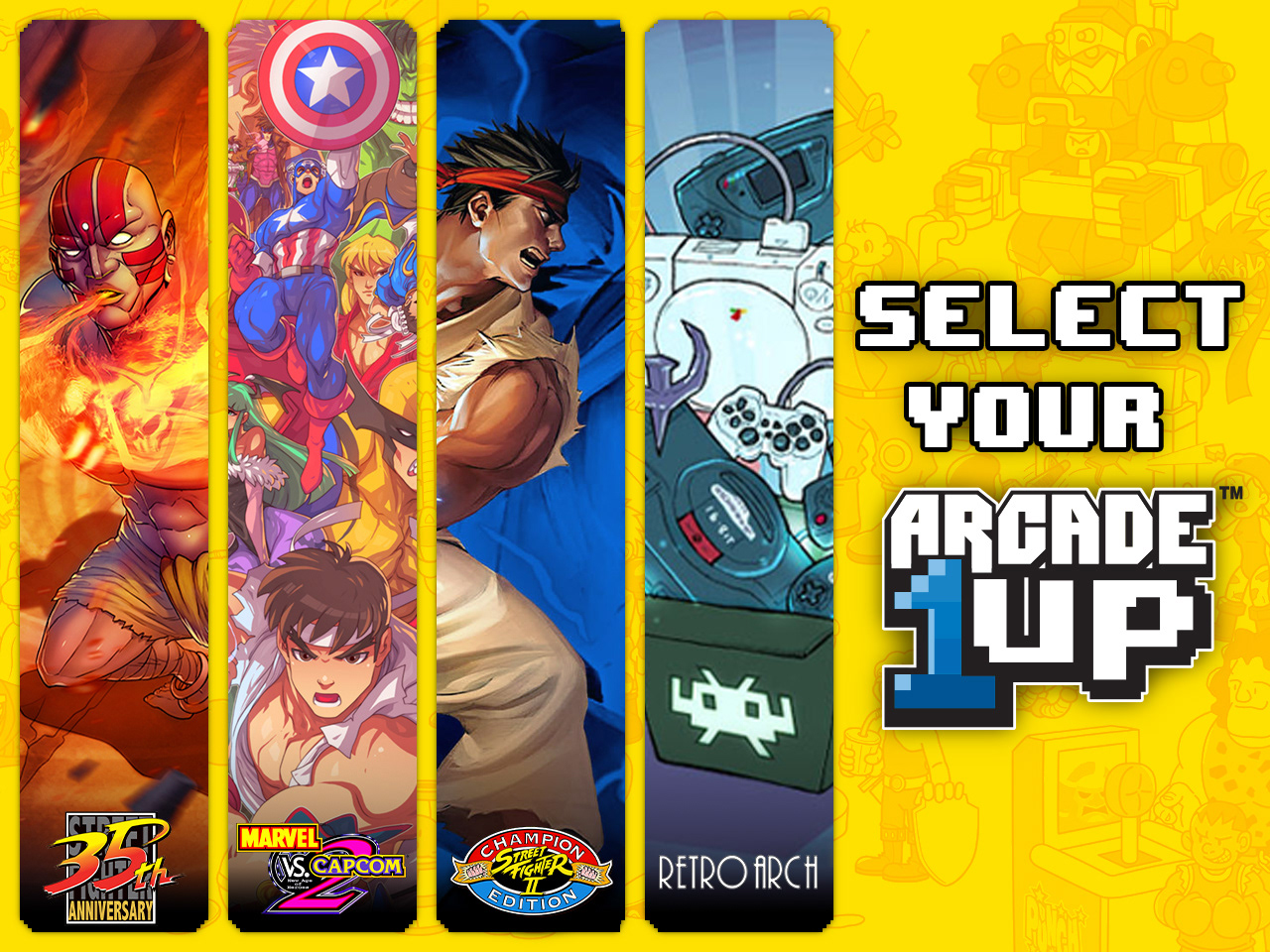 Alex Ventura Media - Capcom yellow grid