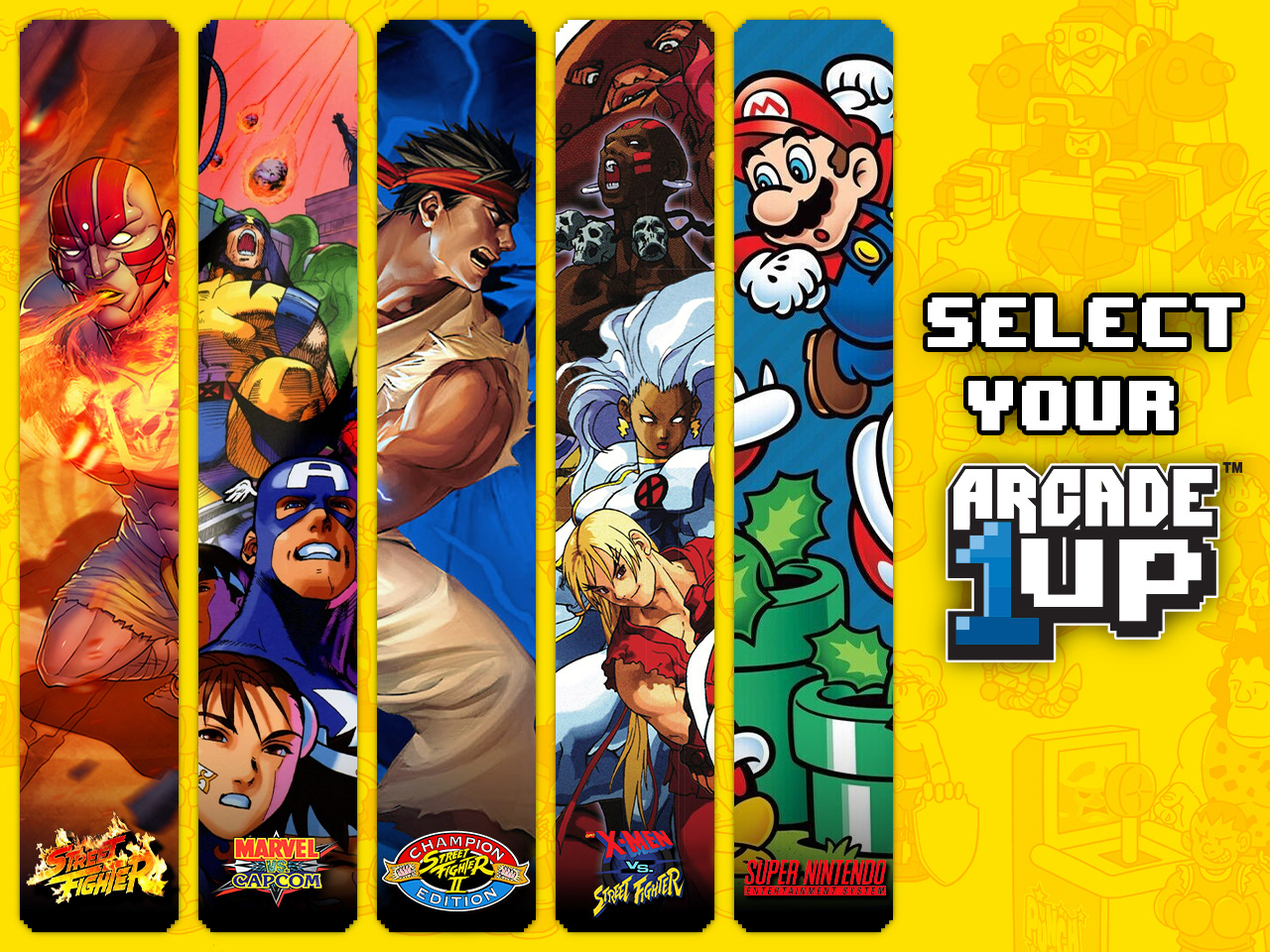 Alex Ventura Media - Capcom yellow grid