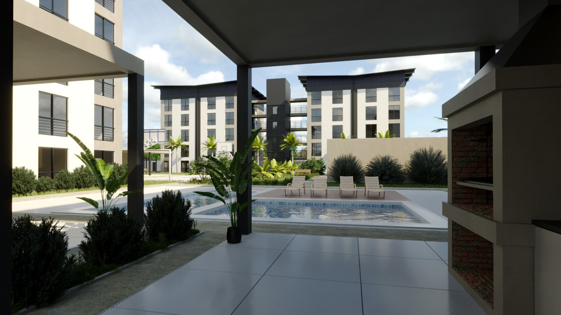 Lucas Gamon - CGI - Edificio Santa Cecilia