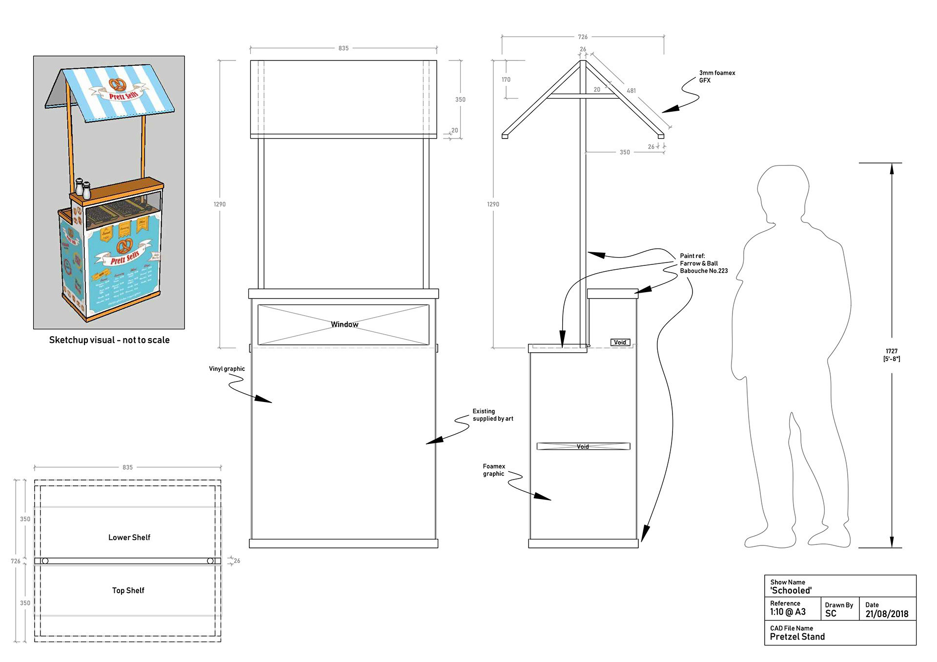 Sophie Cowdrey - Technical Drawings