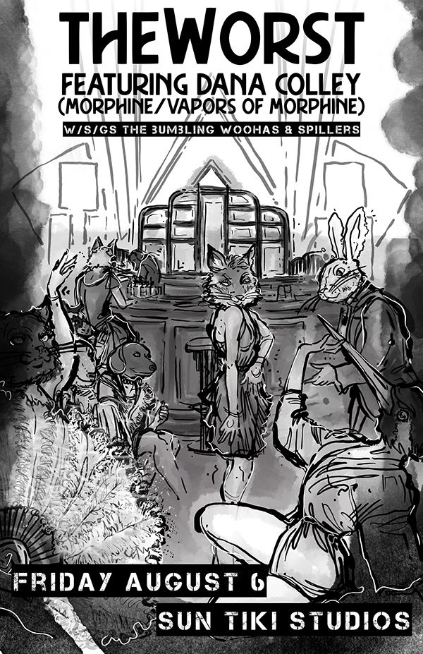 Andrea Rae Georgas // illustrations - Posters & Album Covers