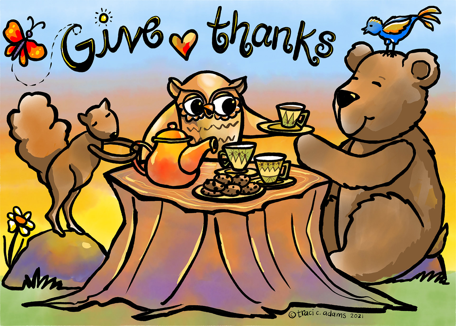 Traci Adams - Greeting Card Illustration