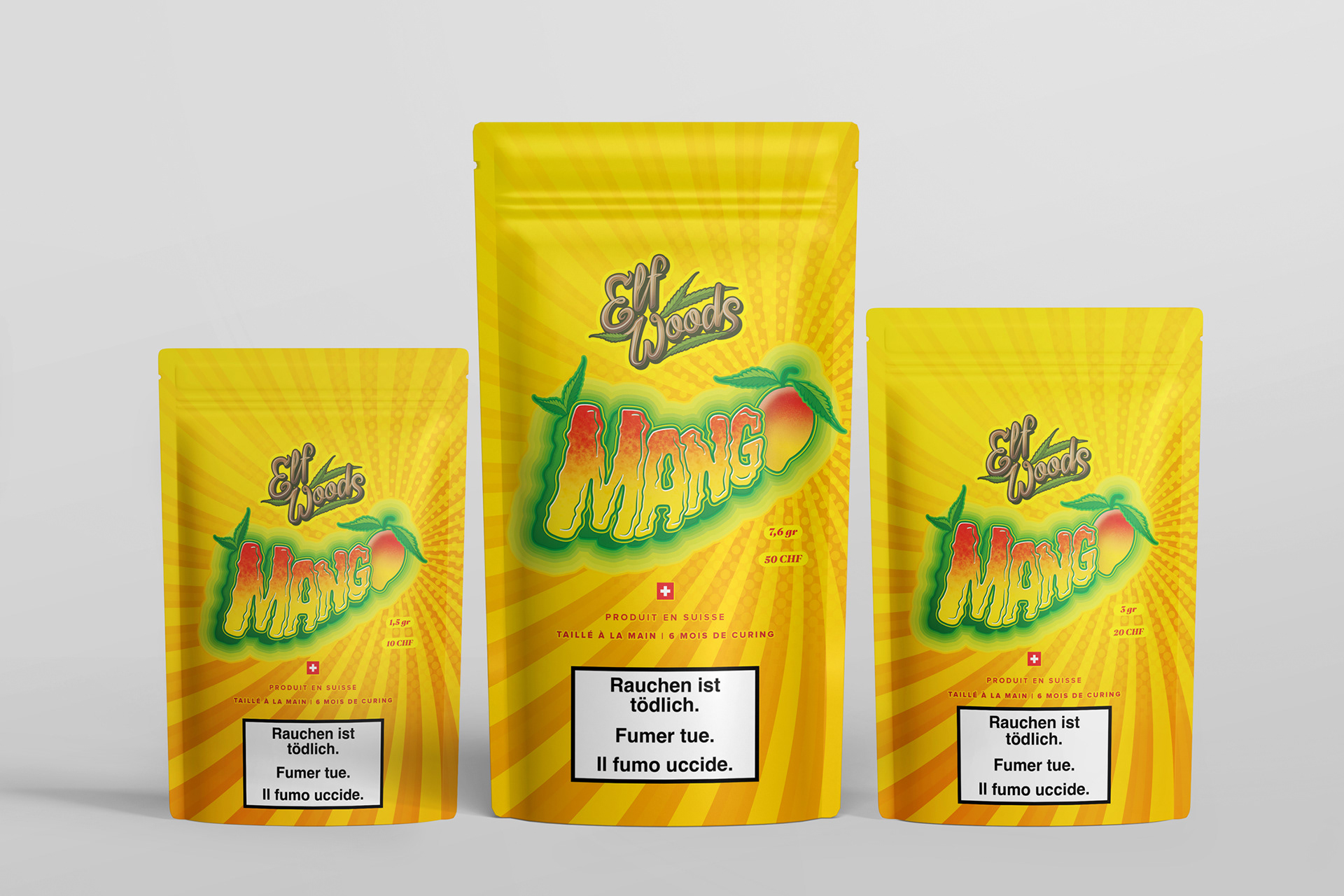 The Design For - Elf Woods Cbd Flower Packaging & Branding