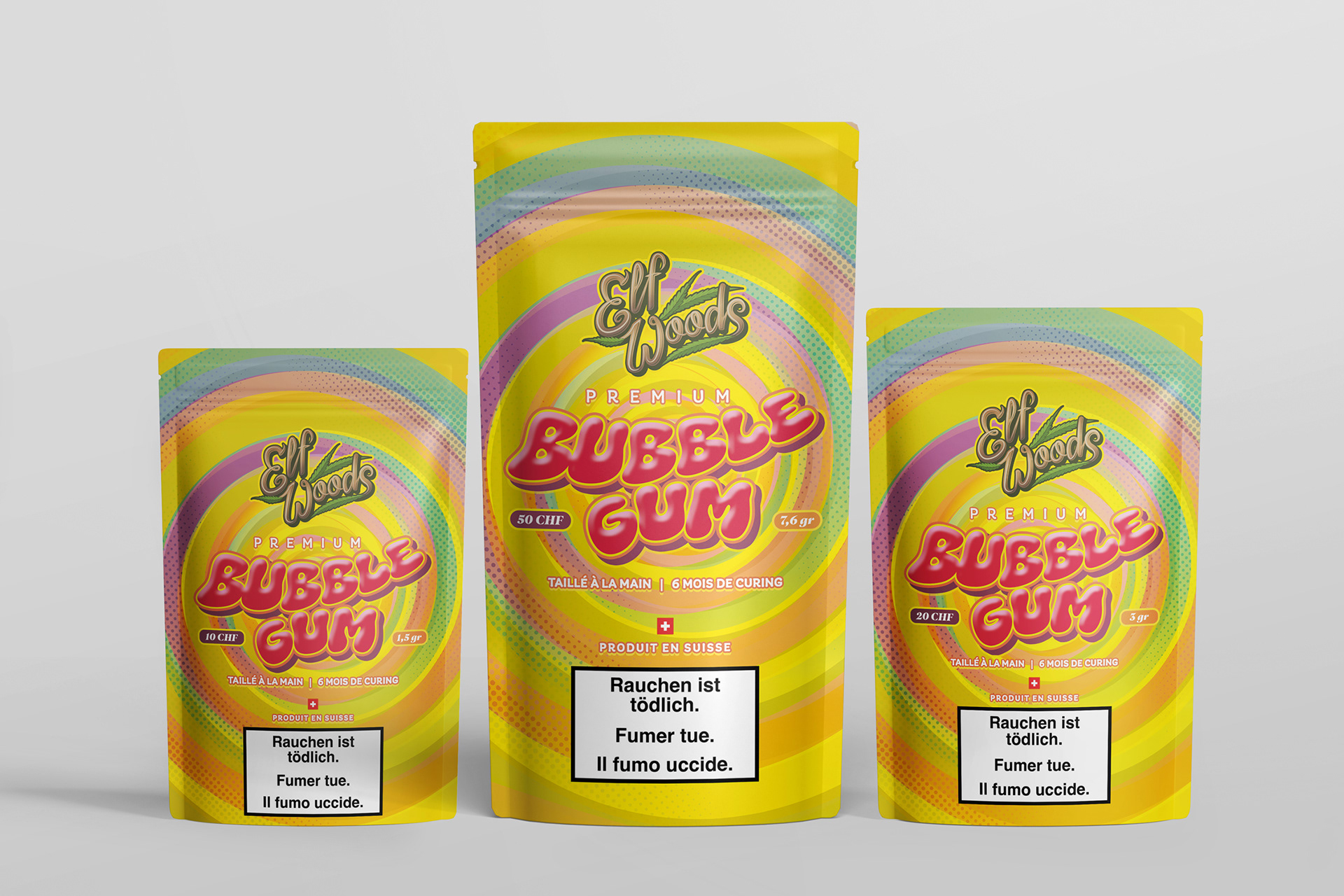 The Design For - Elf Woods Cbd Flower Packaging & Branding