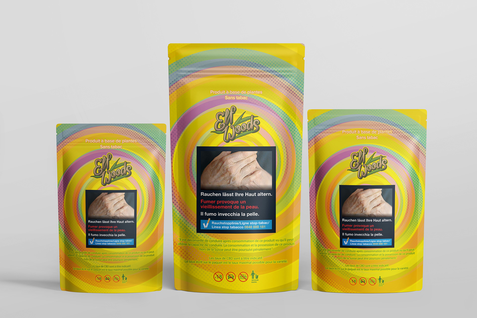 The Design For - Elf Woods Cbd Flower Packaging & Branding