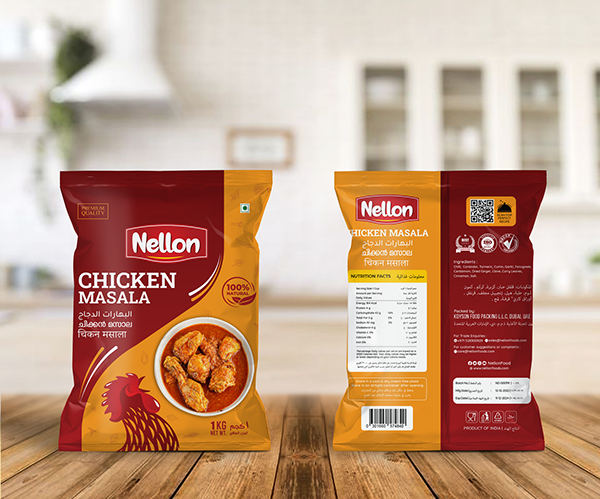 Kuoda Digital Portfolio - Nellon Chicken Masala Package Design