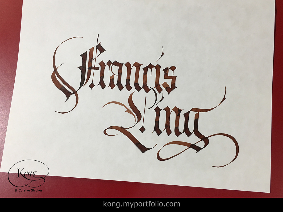 Kong - Calligraphy/Lettering Service