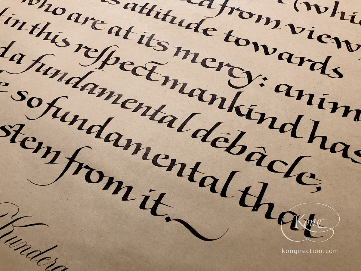 Kong - Calligraphy Pieces