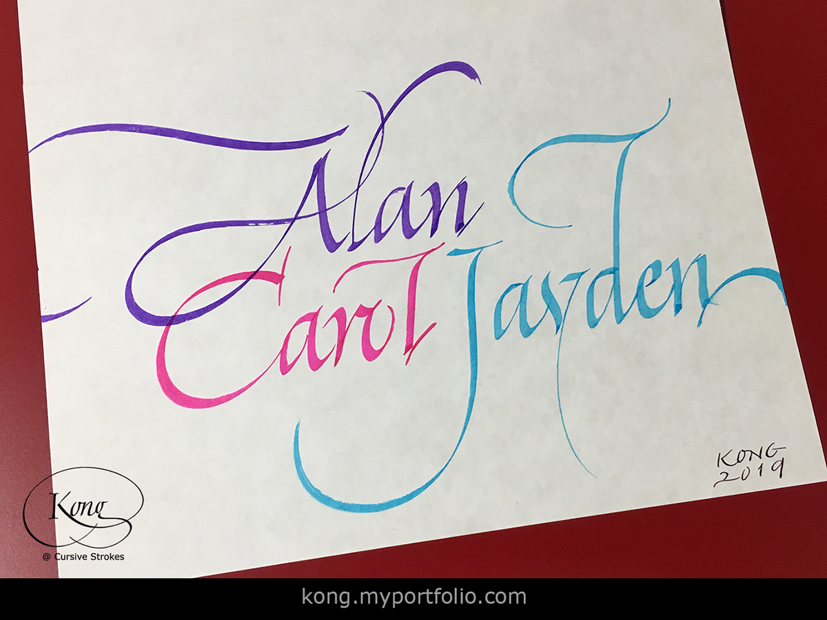 Kong - Calligraphy/Lettering Service