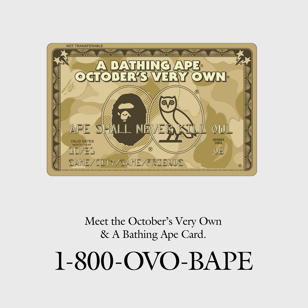 Gathering Inc. - BAPE® x OVO®