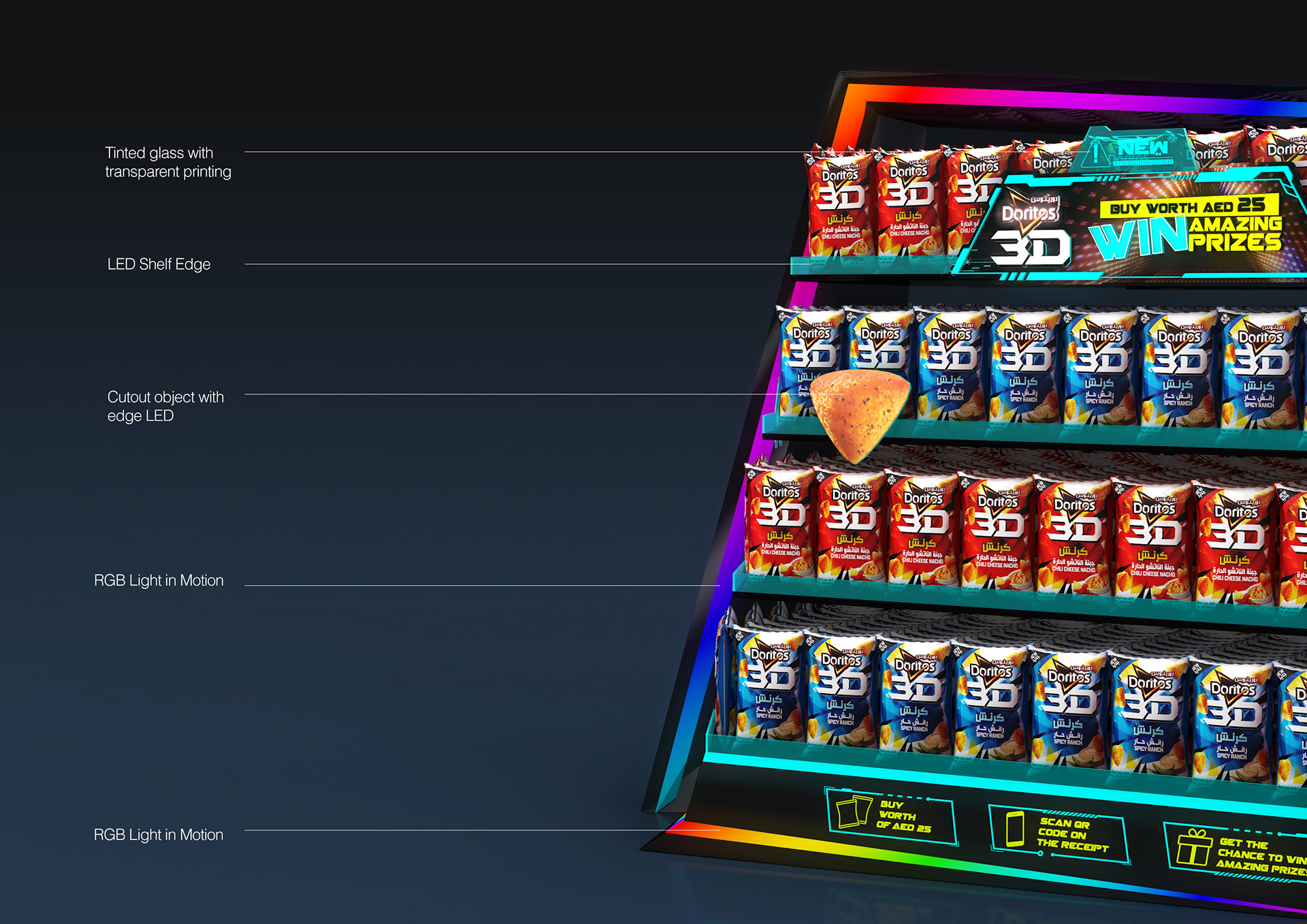 abubucker - DORITOS 3D ACTIVATION & DISPLAY STAND