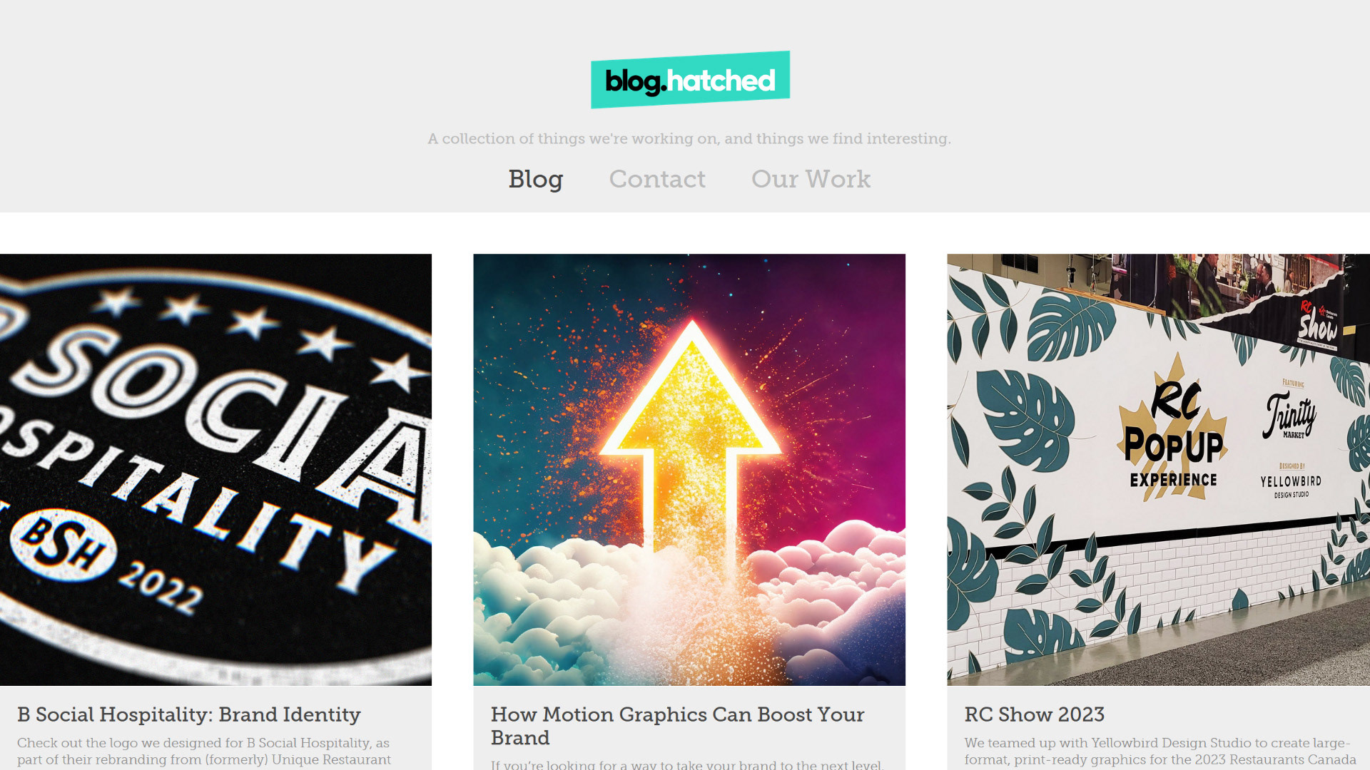 Hatched Blog | Motion Graphics and Design Company | Hatched Studios ...