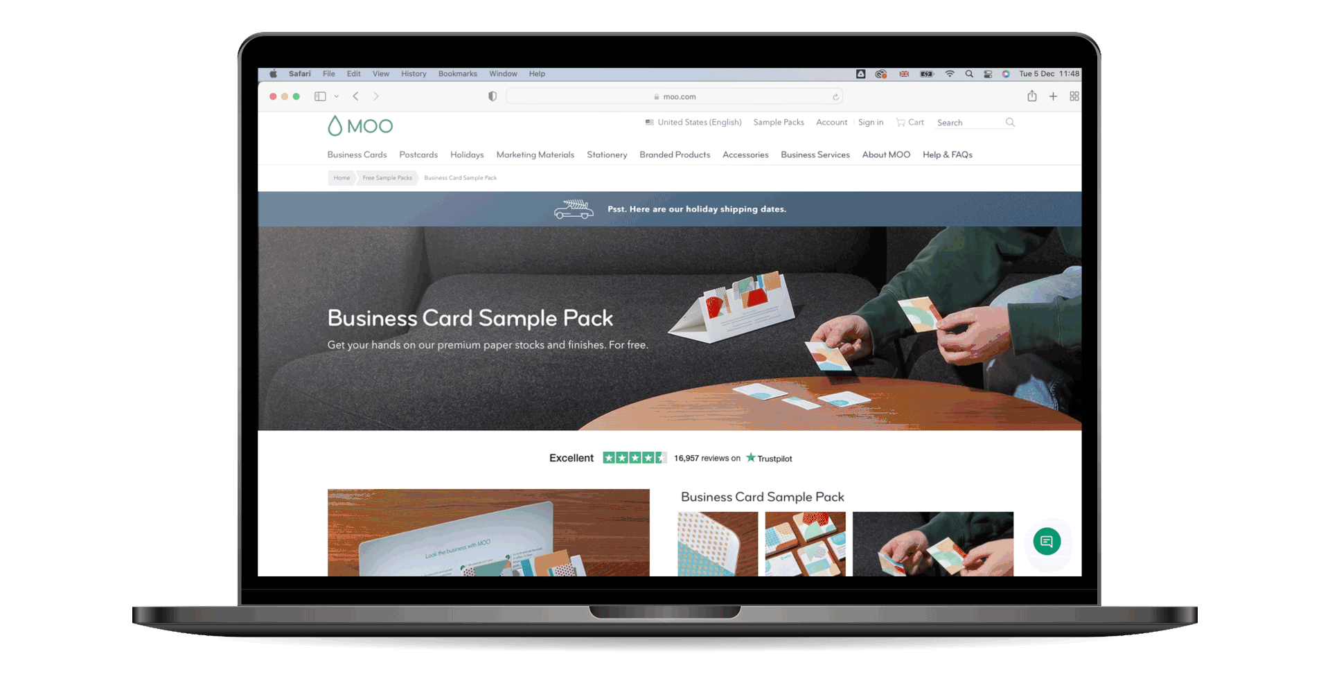 Chelsea Smith - Graphic Designer - MOO Sample Pack Journey Refresh