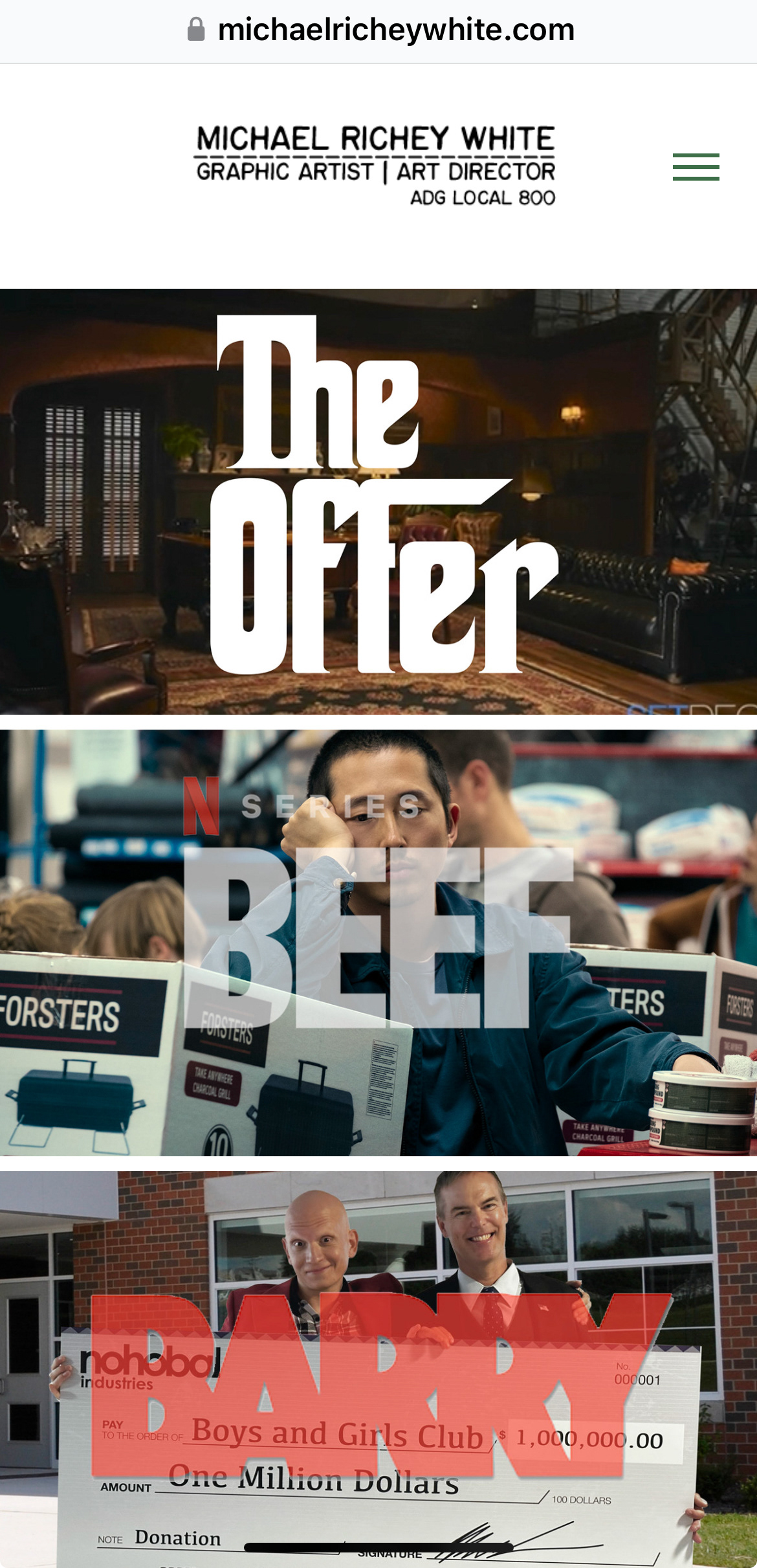 Michael Richey White - Sign Writing