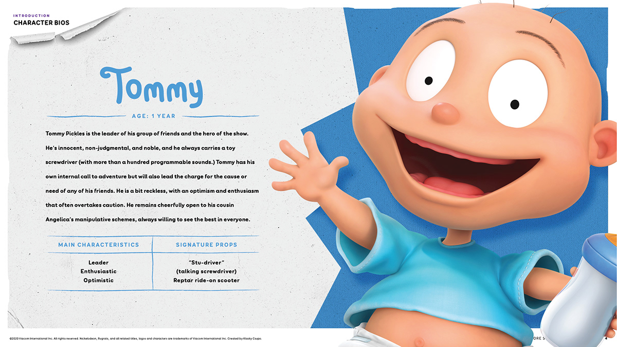 Anthony Petrie Print + Product Design, Inc. - Rugrats 2021 Core Style Guide