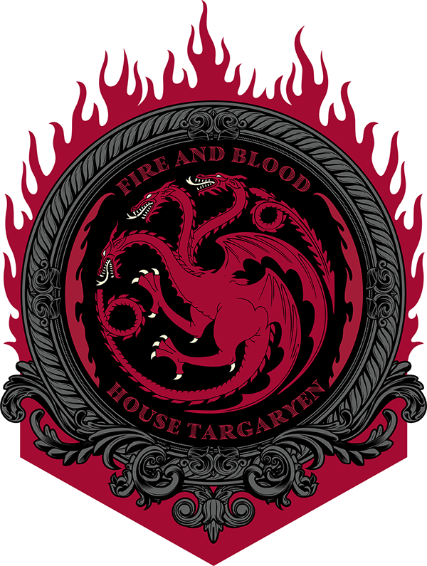 Anthony Petrie Print + Product Design, Inc. - House of the Dragon Sigil ...