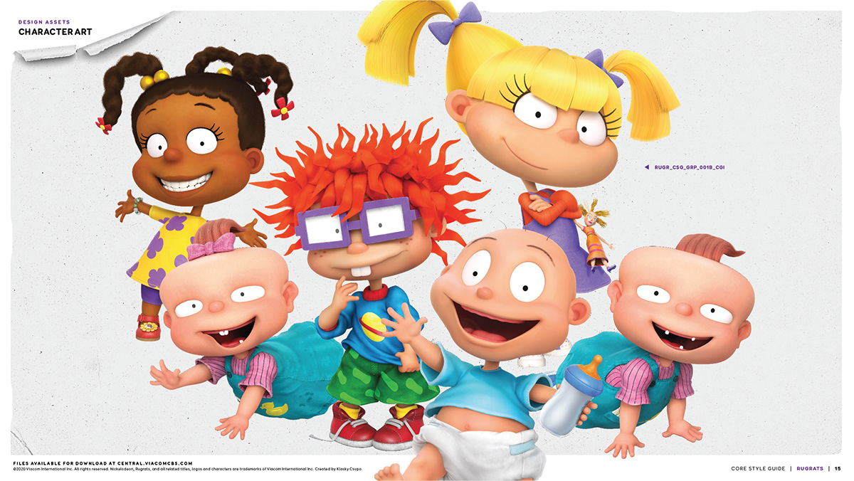 Anthony Petrie Print + Product Design, Inc. - Rugrats 2021 Core Style Guide
