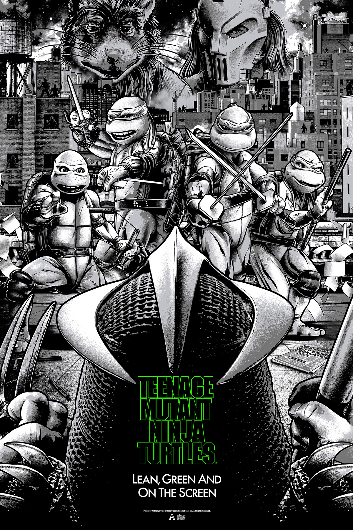 Anthony Petrie Print + Product Design, Inc. - TMNT 1990 Poster