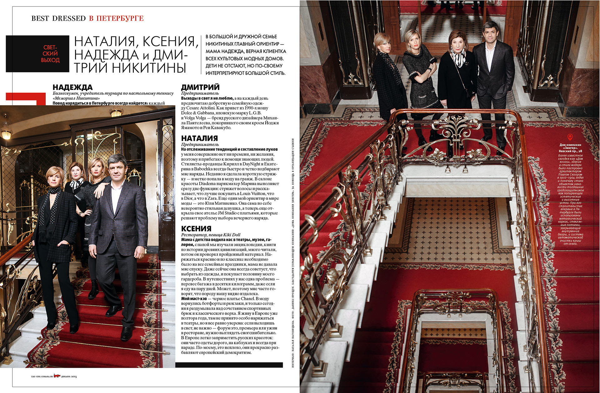 Anna Anikina - selected retouching works for "Best Dressed"