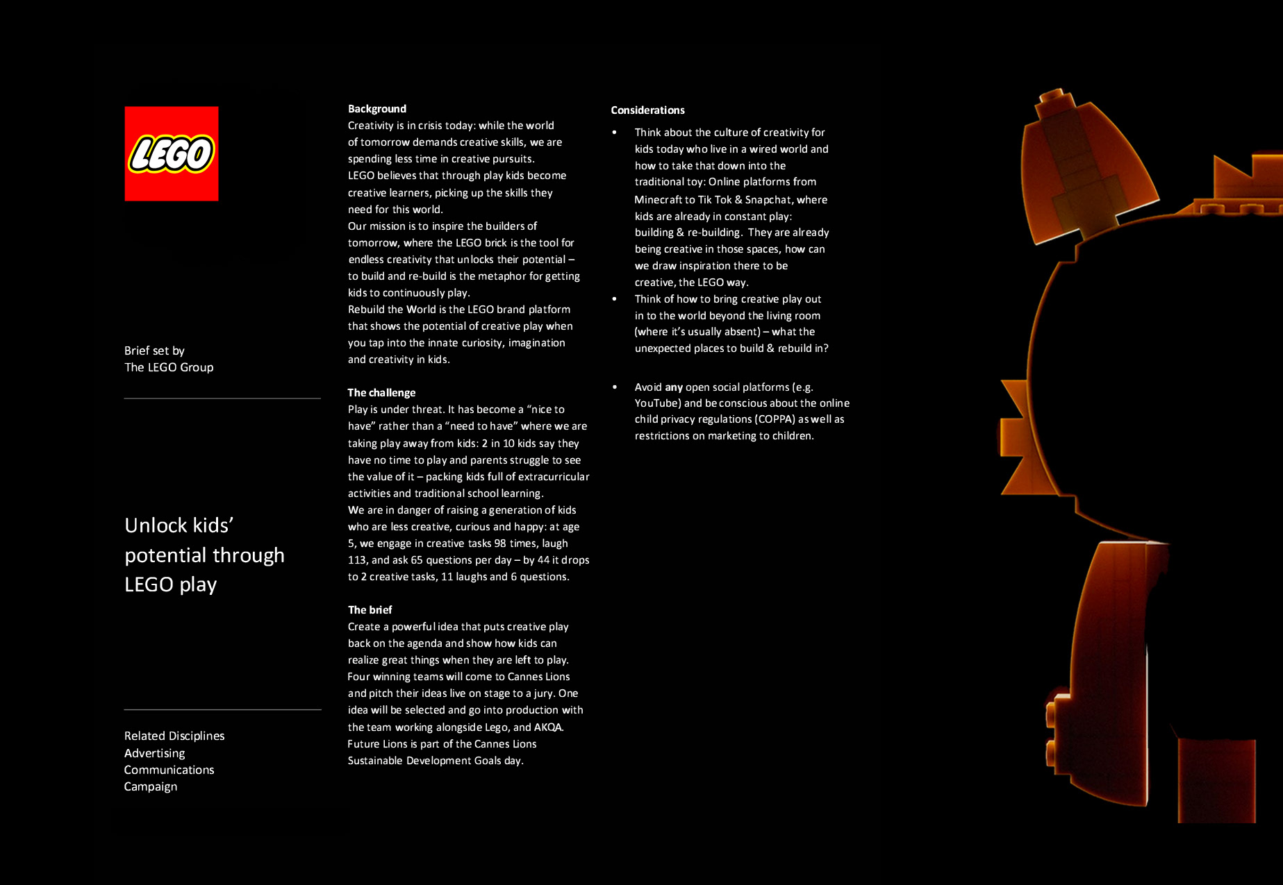 Thomas Hardwick Strategy & Design - Lego - 'The Buildable Book'