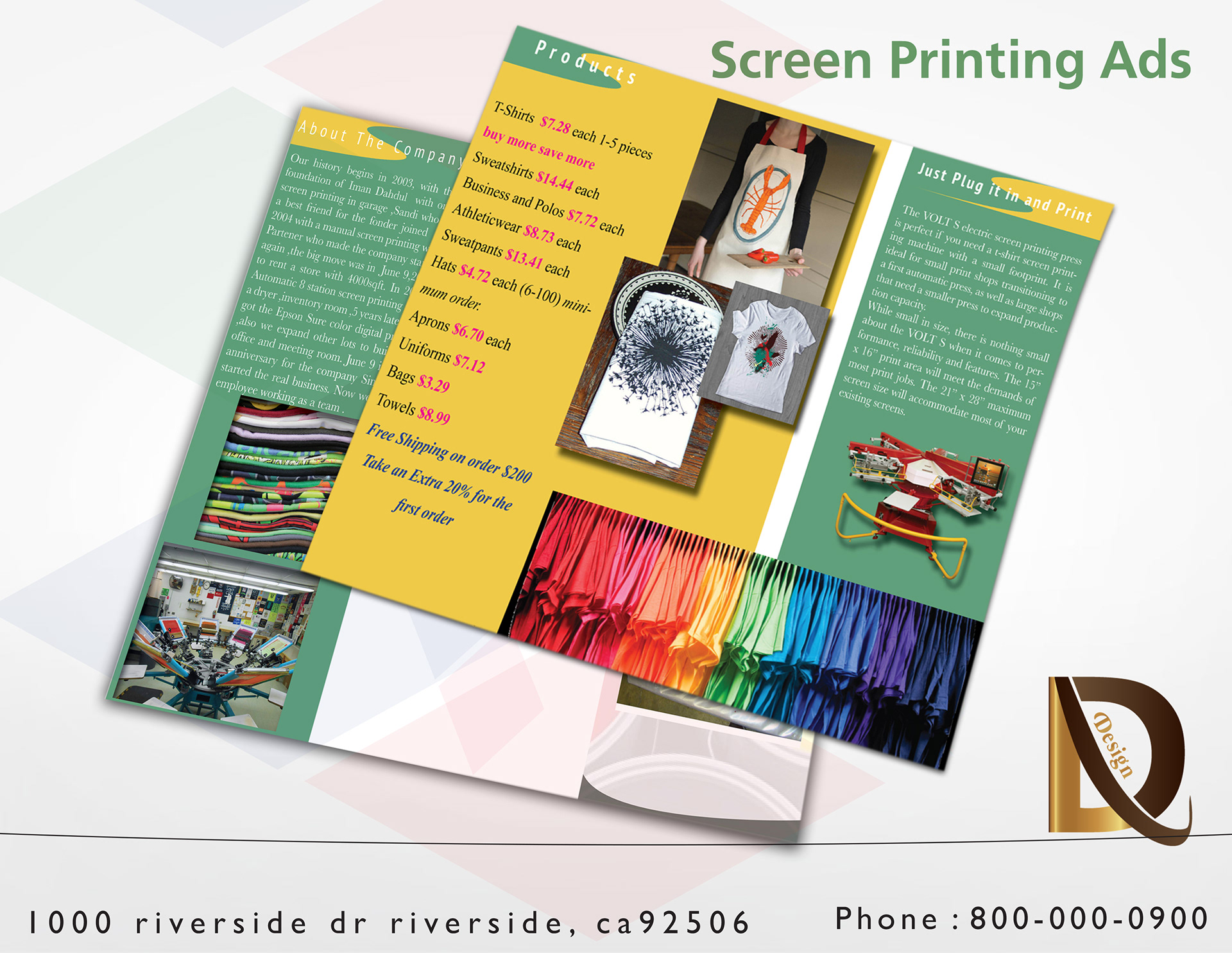 iman Dahdul - Screen Printing Ads