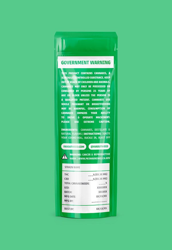 Jeffrey Dirkse - Designer & Illustrator - Far Out - Cosmic Infused Weed