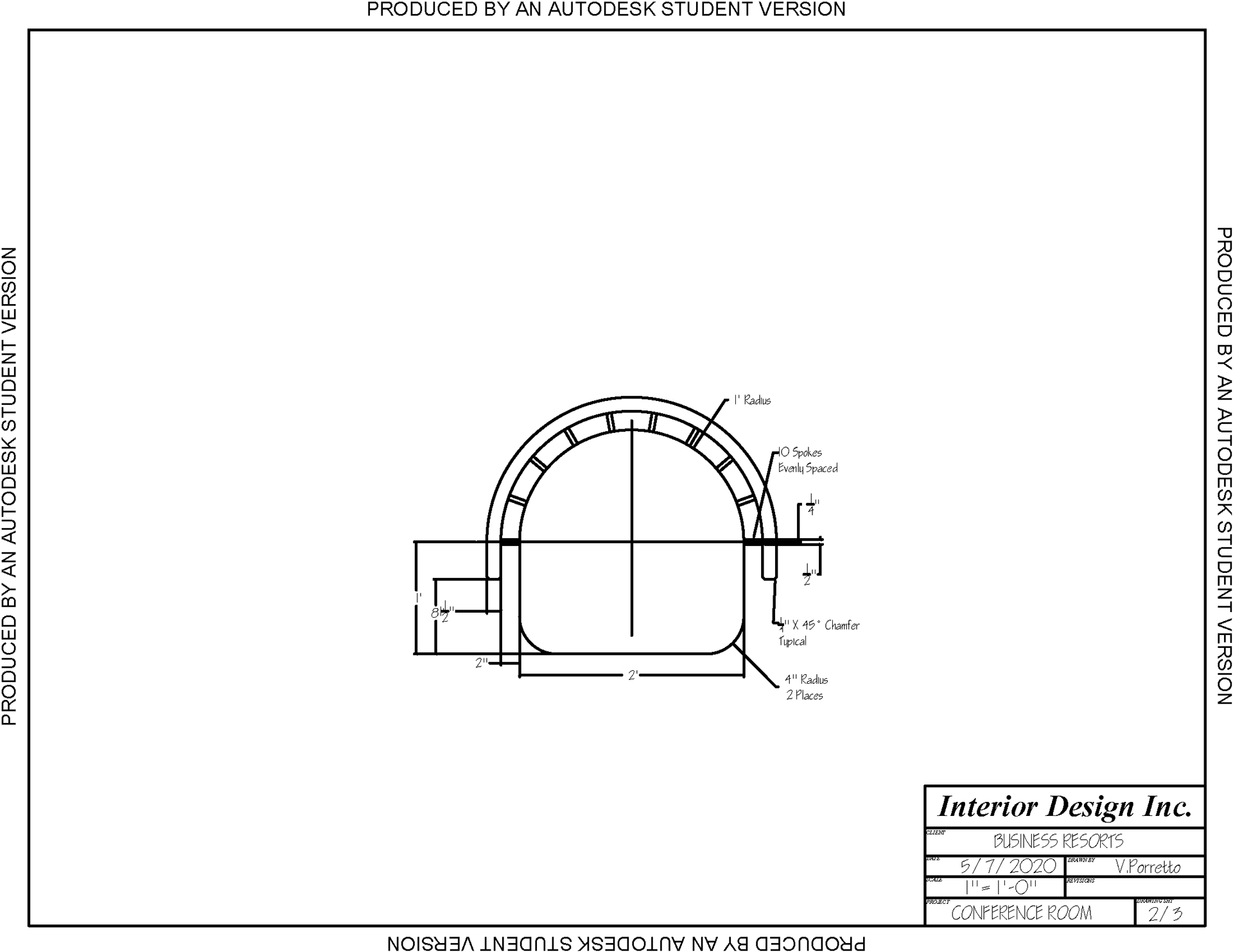 Victoria Porretto - Technical Drawing