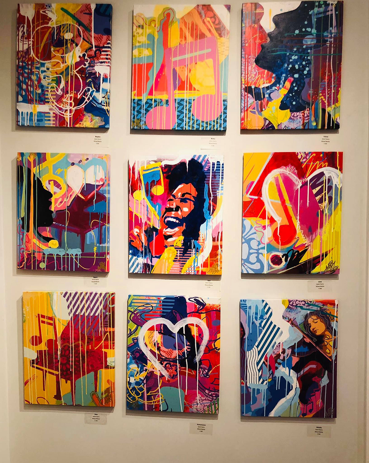 Amiri Farris artist - Exhibit celebratingSmithsonian’s 2019 year music