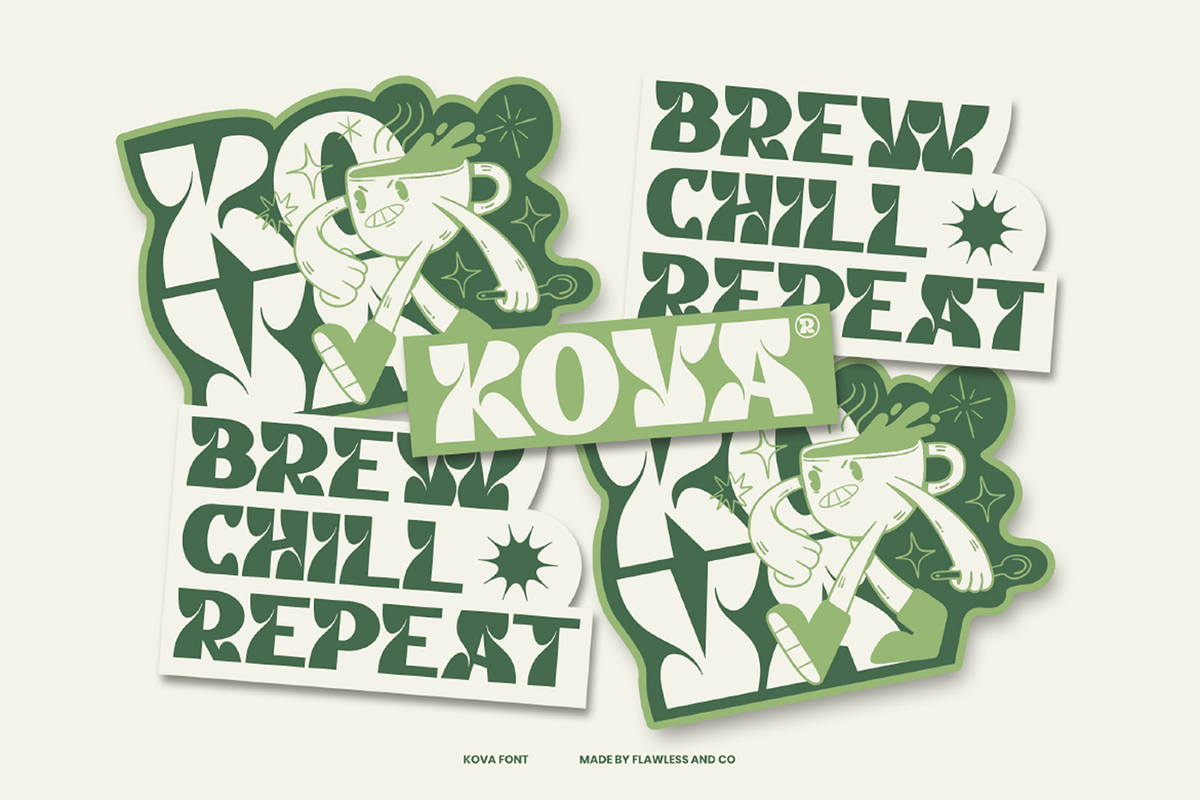 HUGO Type - Kova - Playful Display Font