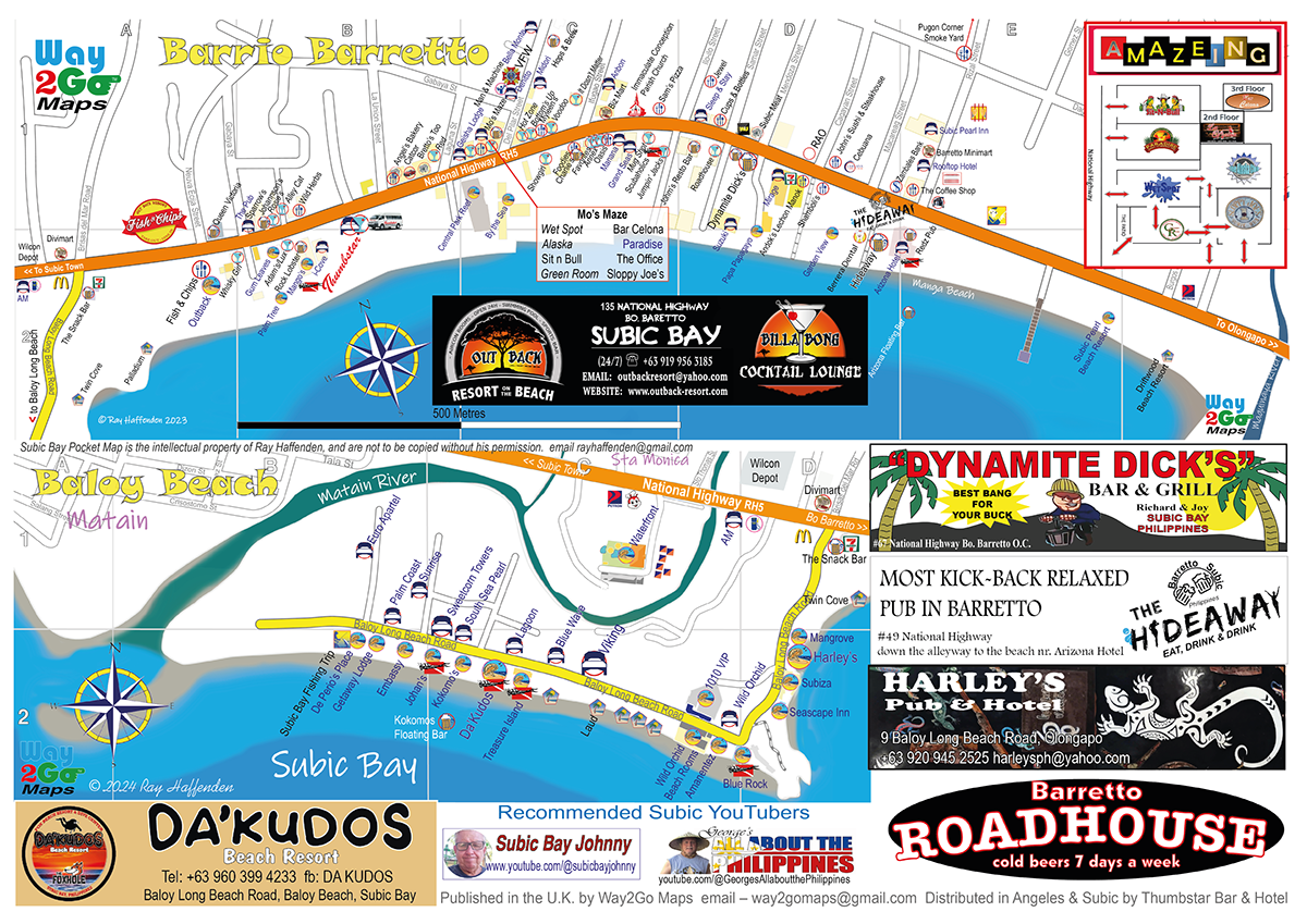 Subic Bay Maps - Subic Bay Pocket Map
