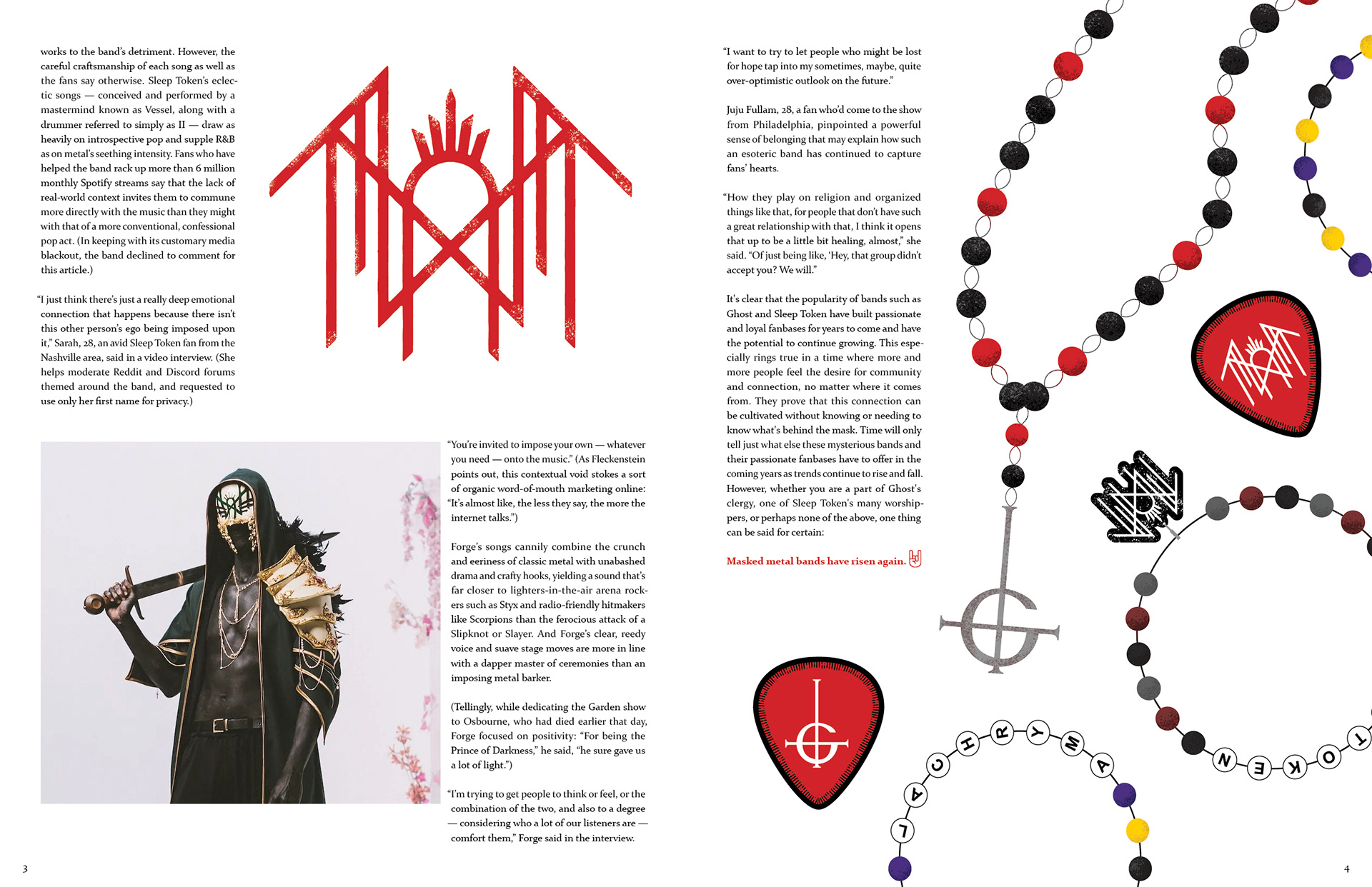 Tayler DelNagro Illustration & Graphic Design - Masked Metal Bands ...
